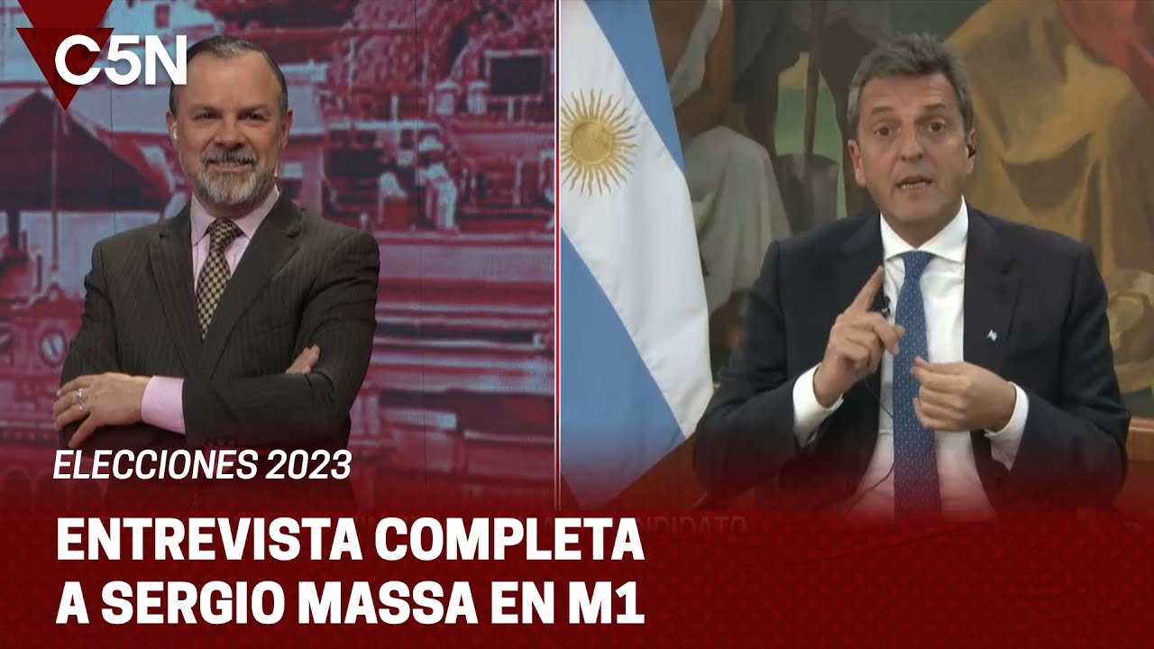 Minuto Uno: Mano a mano, con Sergio Massa - Gustavo Sylvestre