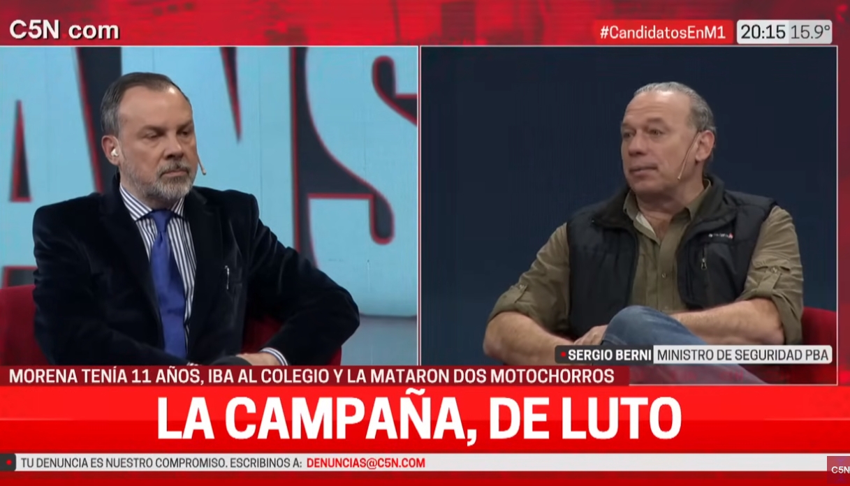 Minuto Uno: Mano a mano, con Sergio Berni - Gustavo Sylvestre